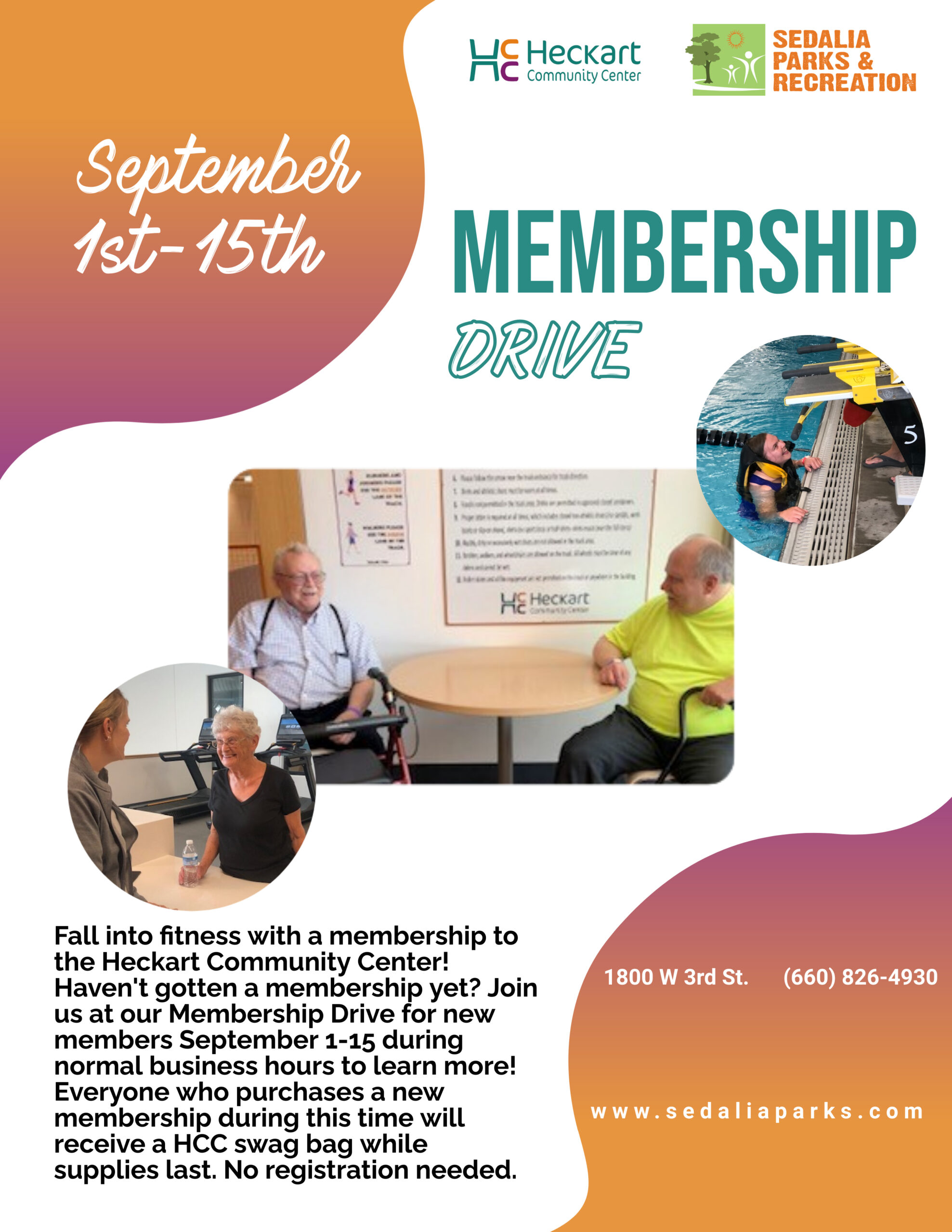 Membership Drive - Sedalia Parks