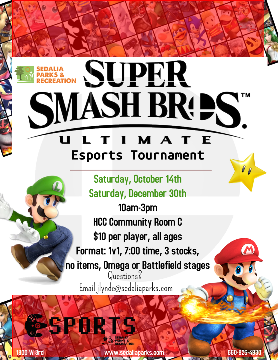 Super Smash Bros Tournament - Sedalia Parks